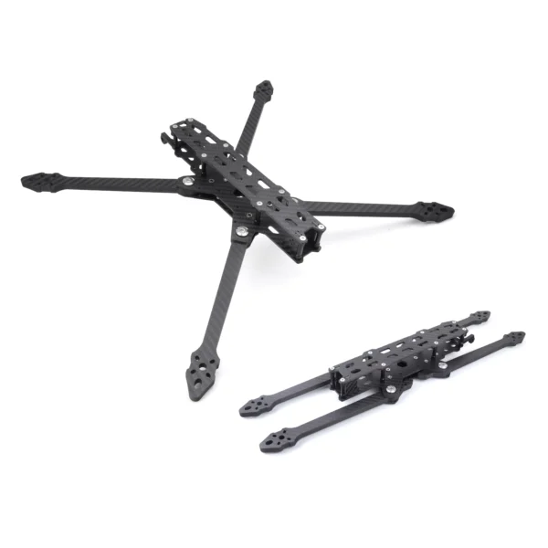 LX10 V2 10-Inch Foldable FPV Frame Kit – 405mm Long Range Carbon Fiber ...